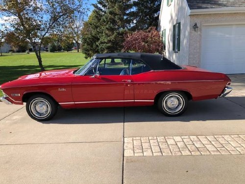 Big Block V8 Chevrolet Malibu 1968 Chevelle Malibu Convertible ...