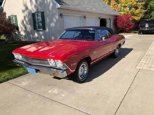 Big Block V8 Chevrolet Malibu 1968 Chevelle Malibu Convertible ...