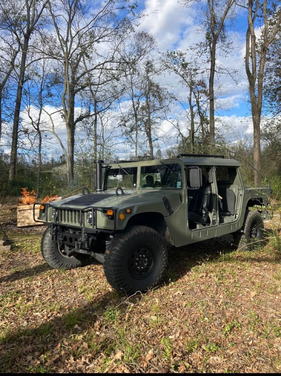 Klassiker Hummer H1 1989 Am Gereral M998 Green Hardtop + 4 X doors ...